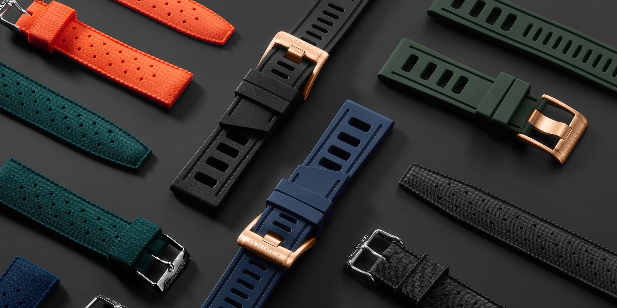 Premium Silicone & Rubber Straps – mzwatcheslk
