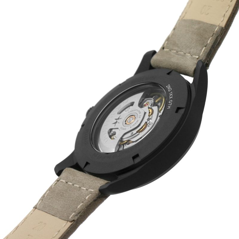 Hamilton H70215880 Khaki Field Titanium PVD Case 38mm Automatic Leathe ...