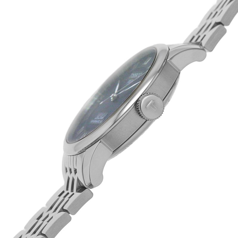 Tissot T0064071104300 Le Locle Powermatic 80 Blue Dial Stainless Steel ...