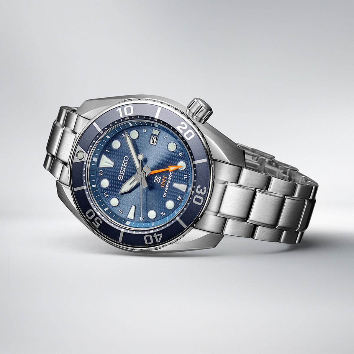 Seiko SFK001J1 Prospex Aqua SUMO Solar GMT Diver Men's Watch – MZ Watches