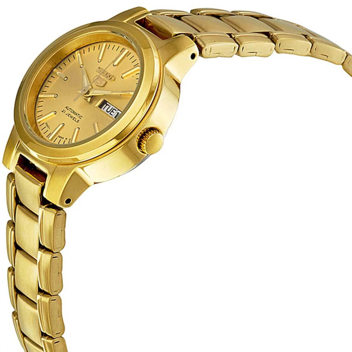 Seiko 5 SYME46K1 Automatic 21 Jewels Stainless Steel Women's Watch ...
