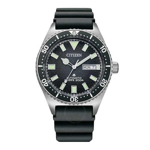 Citizen NY0120-01E Promaster Grey Dial Automatic Rubber Strap Divers M ...