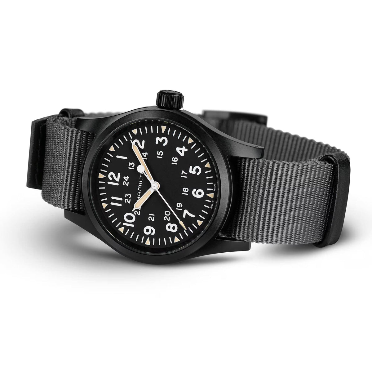 Hamilton H69409930 Khaki Field Mechanical Nato Strap Men's Watch – MZ ...