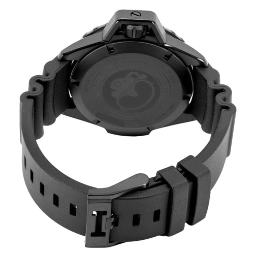 Hamilton H77845330 Khaki Navy Frogman Auto Monochrome Black Men's Watc ...