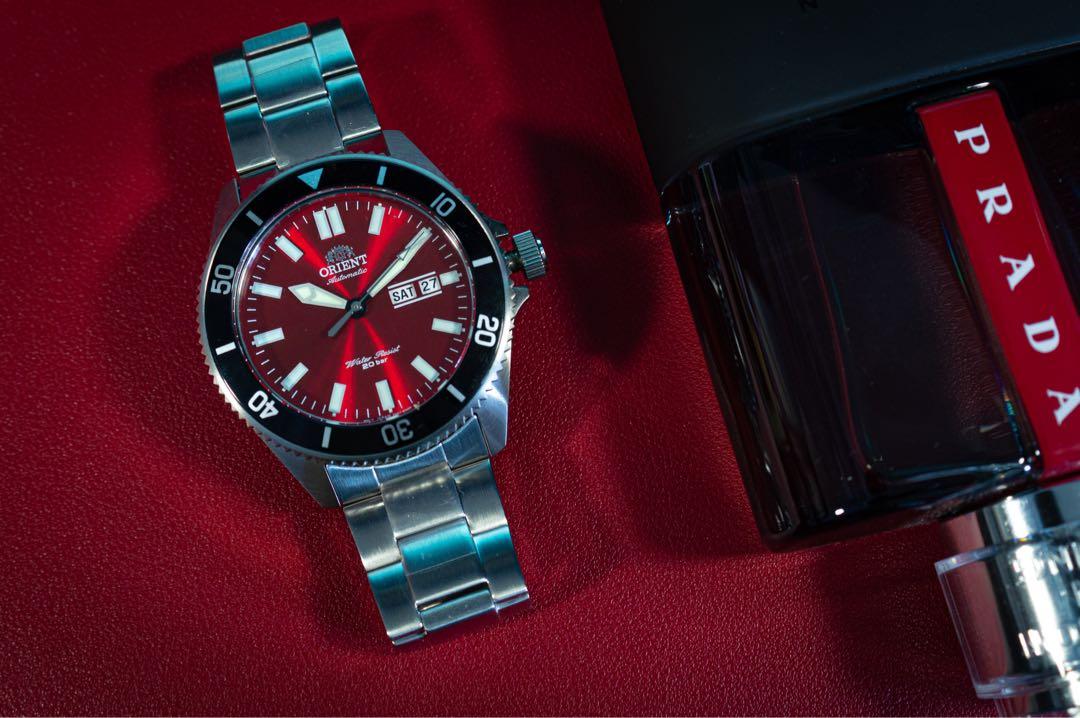 Orient RA-AA0915R19B Sports Diver Red Dial Automatic Men's Watch – MZ ...